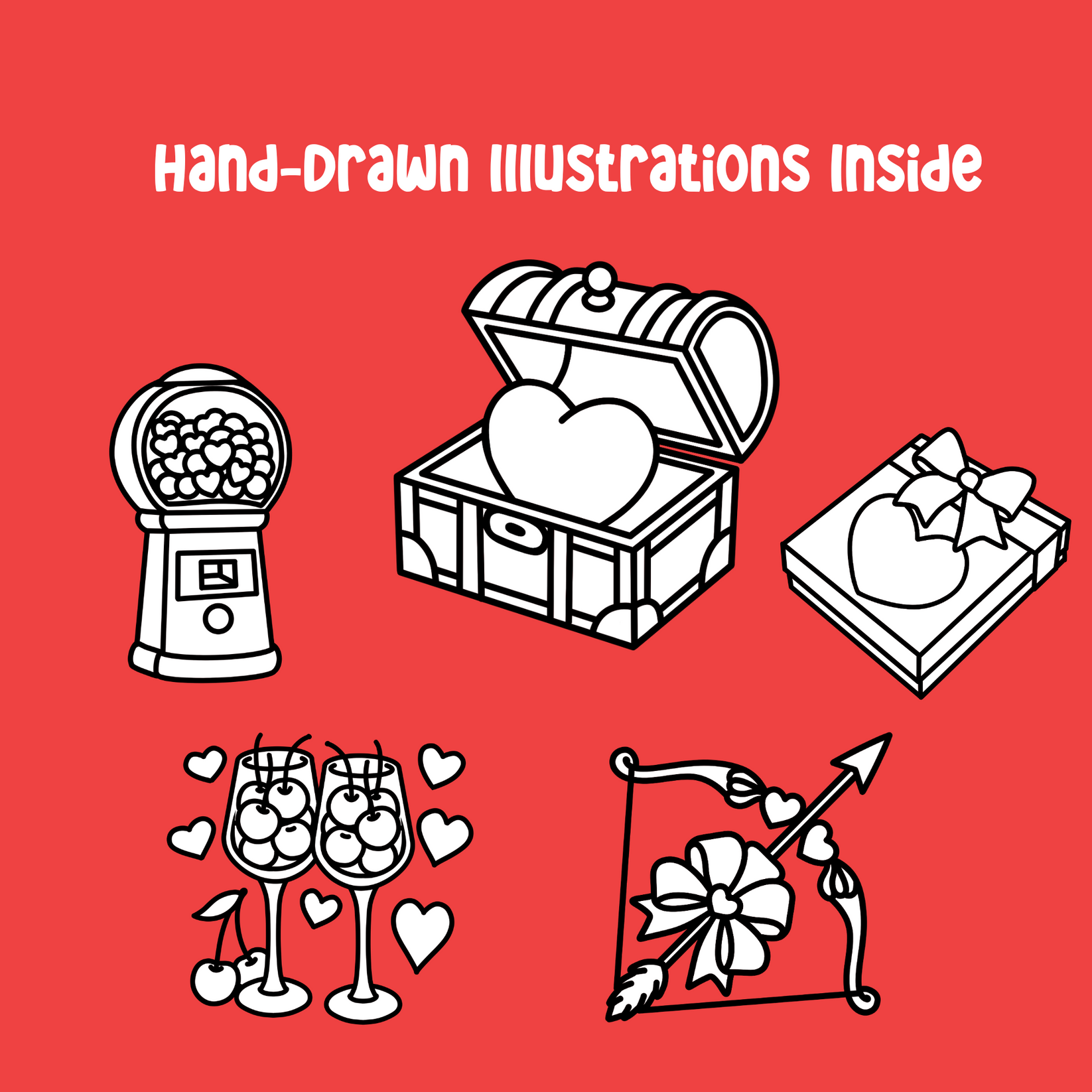 50 Bold Easy Valentines Coloring Pages | Printable Valentine’s Day Act ...