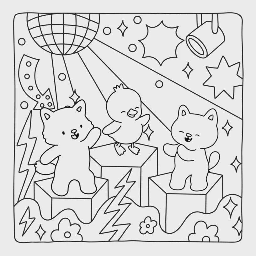 Chewie and Mac Fun Times Coloring Pages | 10 Designs Adorable Book Han ...